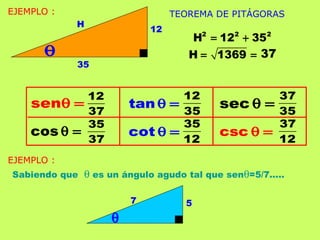Razones Trigonometricas | PPT