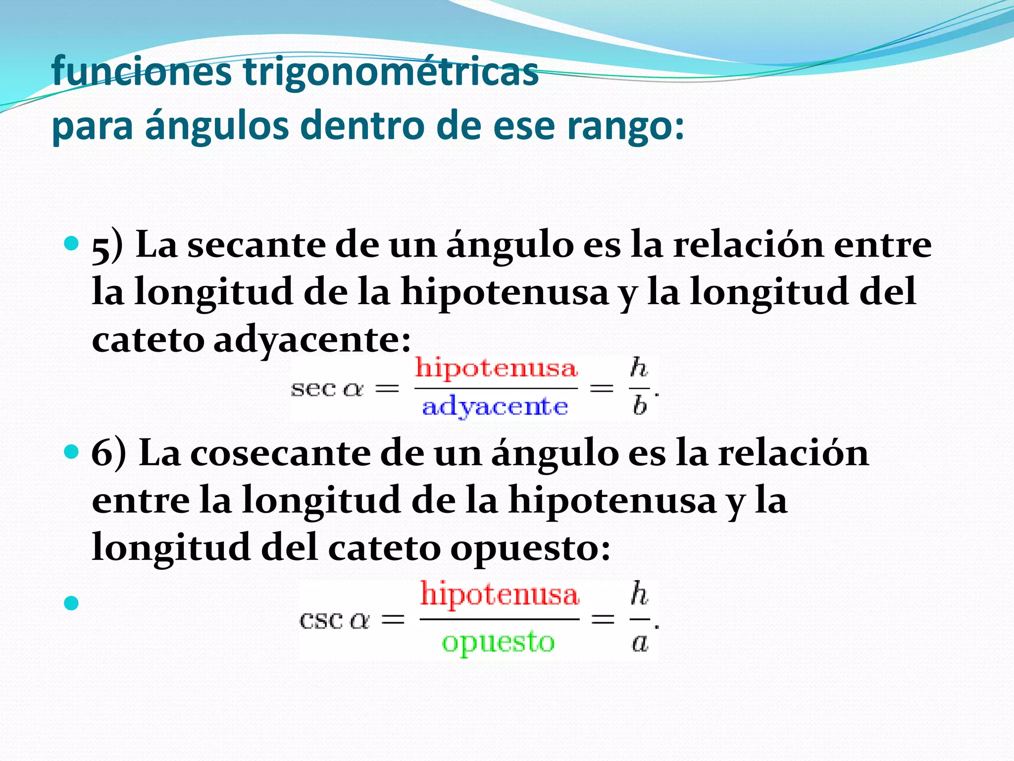 Razones trigonometricas | PPTX