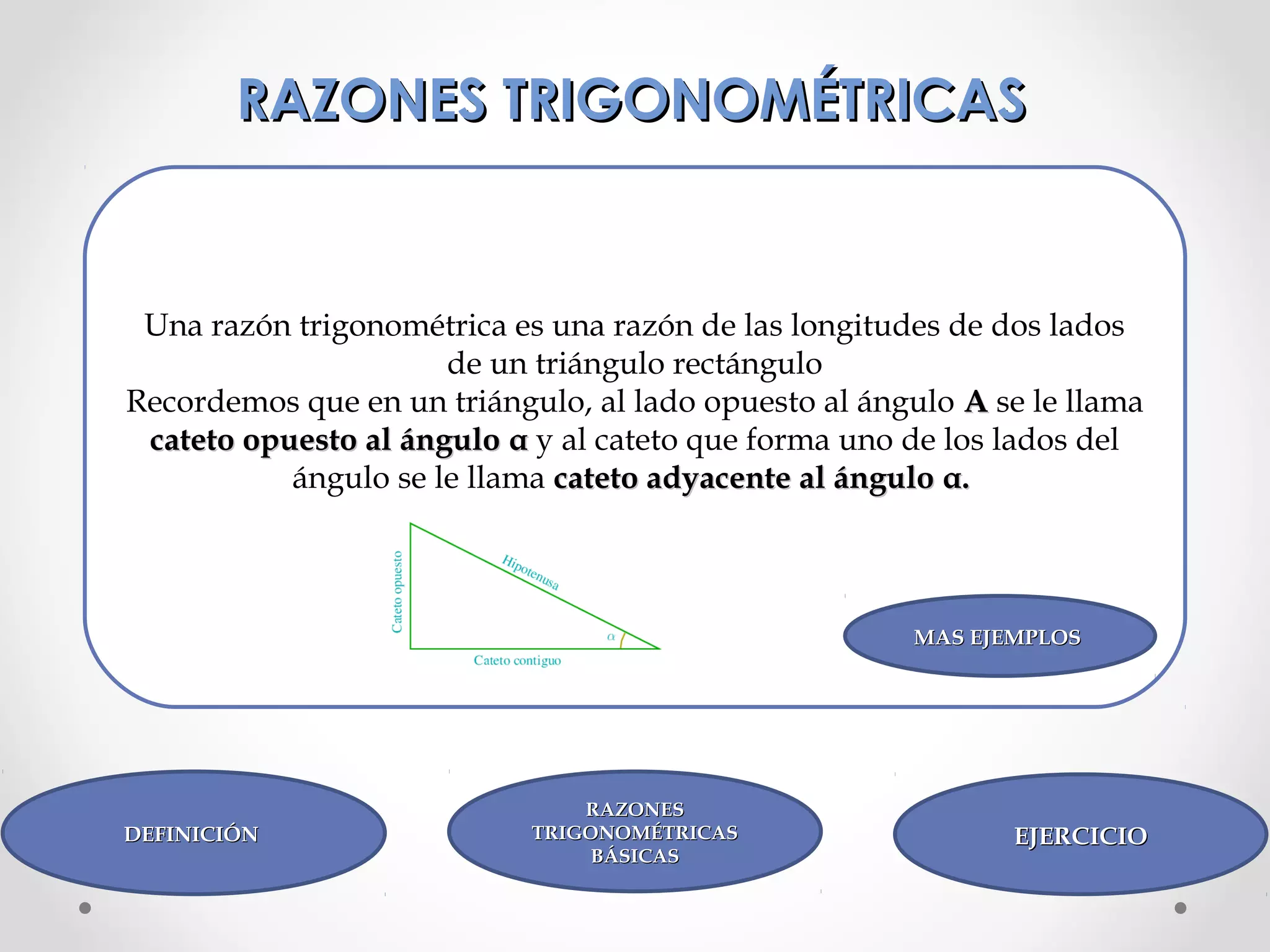 Razones trigonometricas | PPS