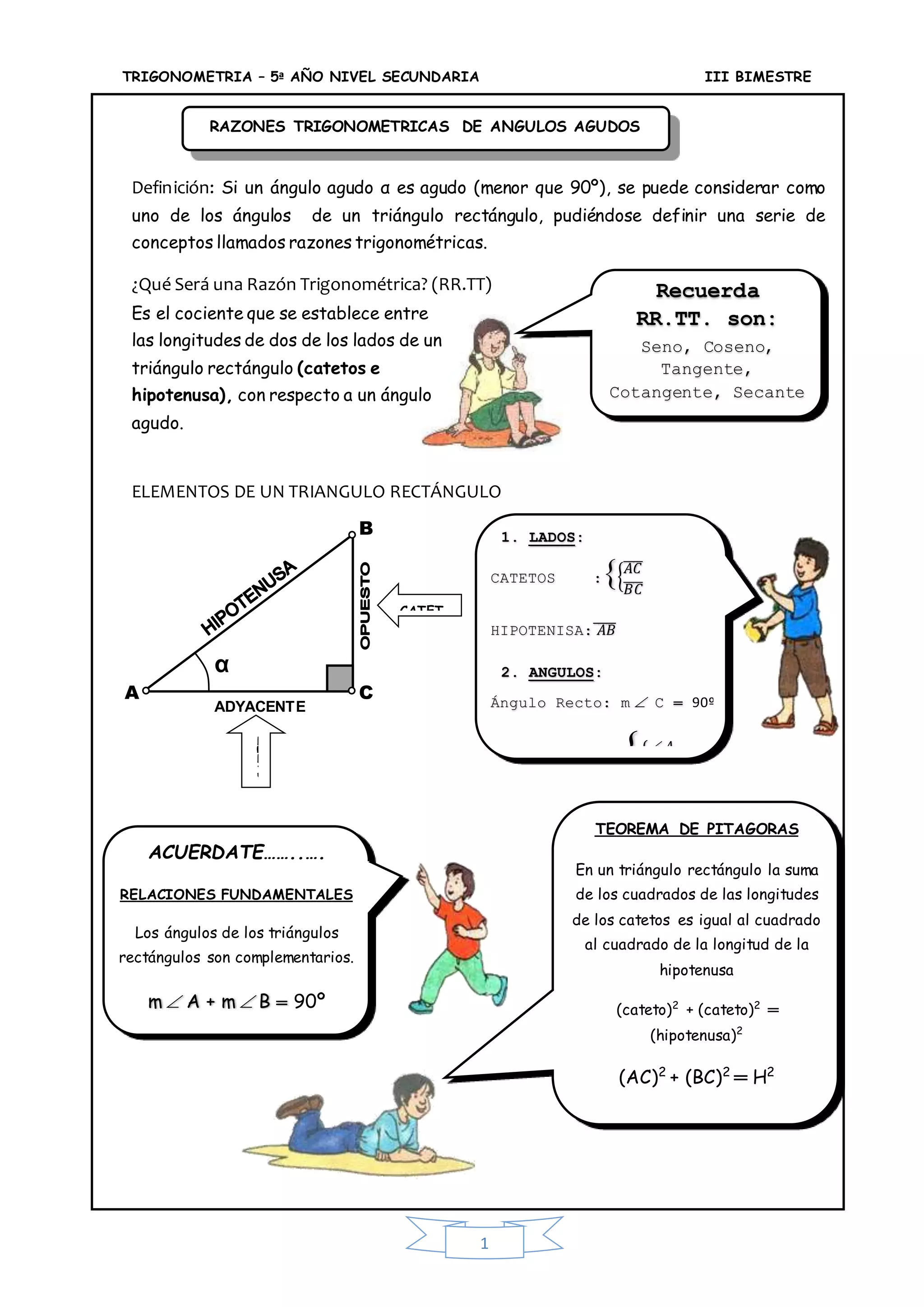 Razones trigonometricas | DOCX