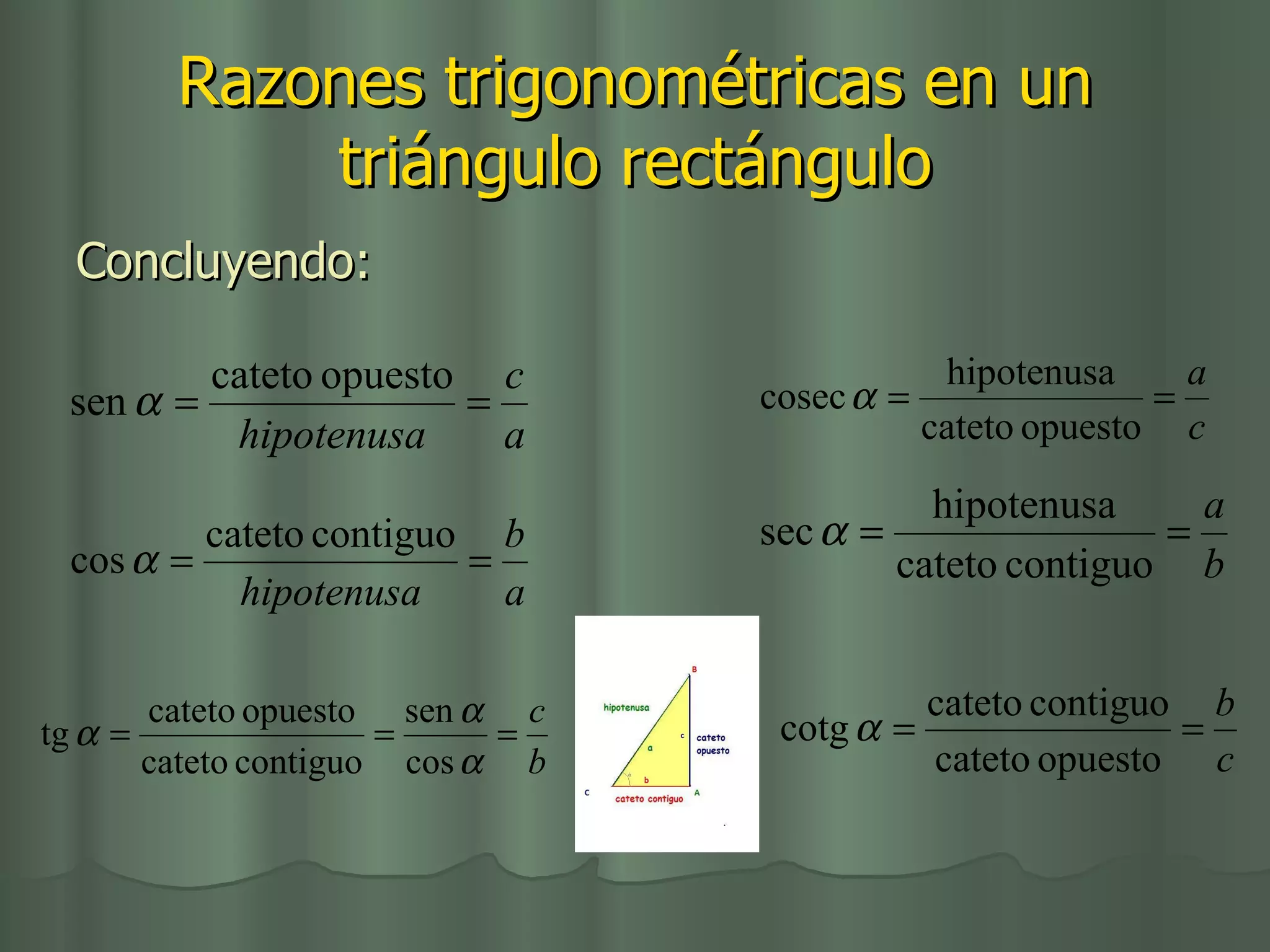 Razones TrigonoméTricas | PPT