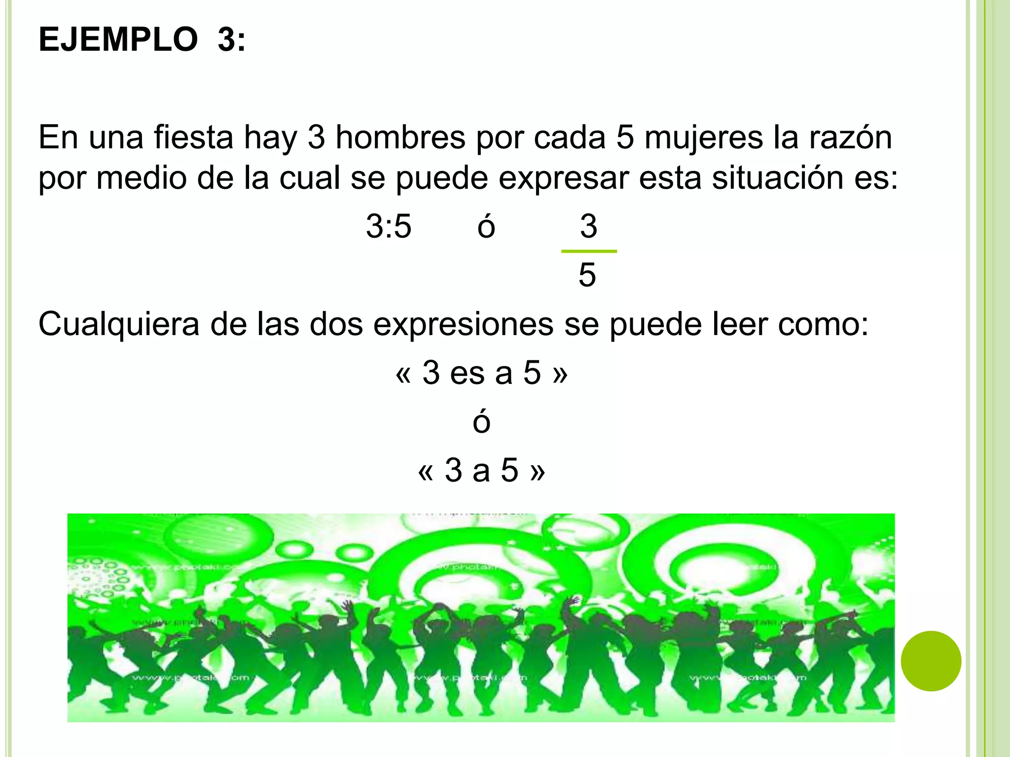Razón matemática y ejemplos | PPTX