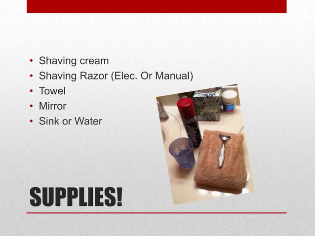 How to Shave | PPT