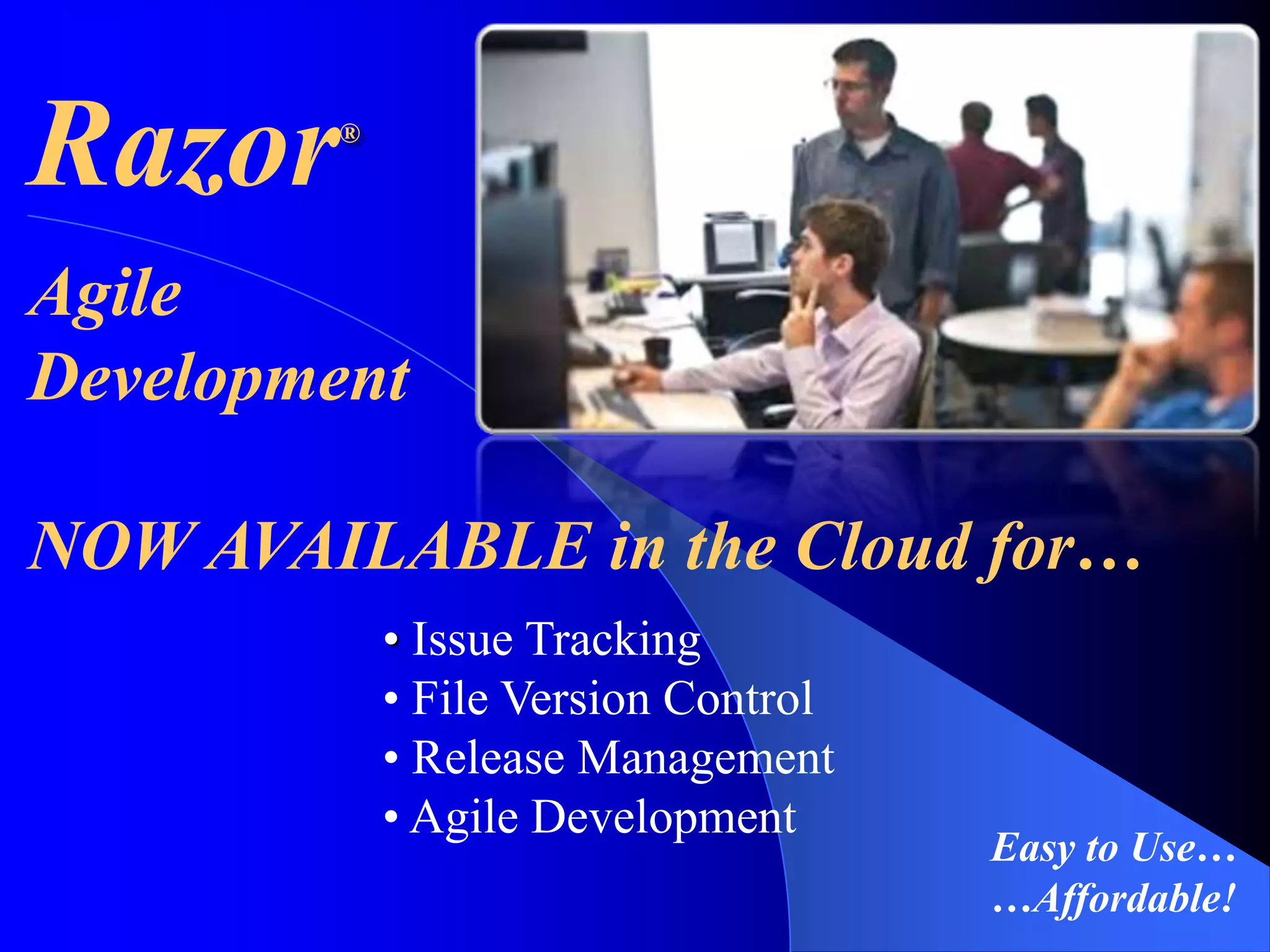 Razor Agile Development: Shave time off your SPRINTS using Razor for ...