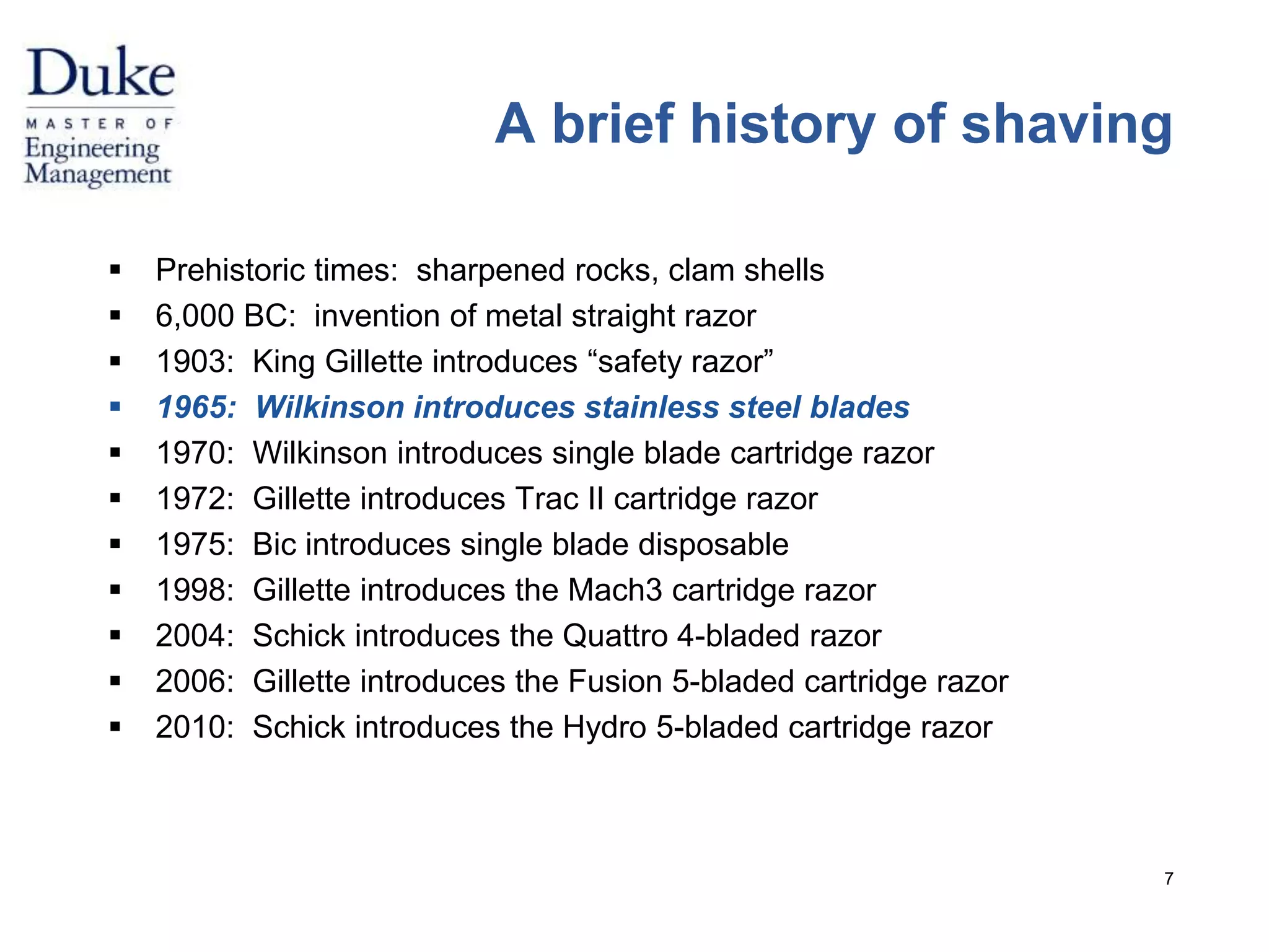 Razor and blades module | PPTX