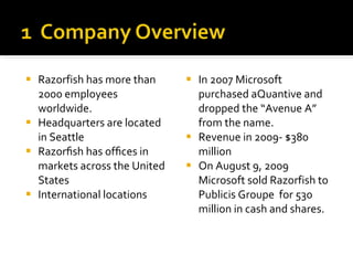 Meeting Razorfish | PPT