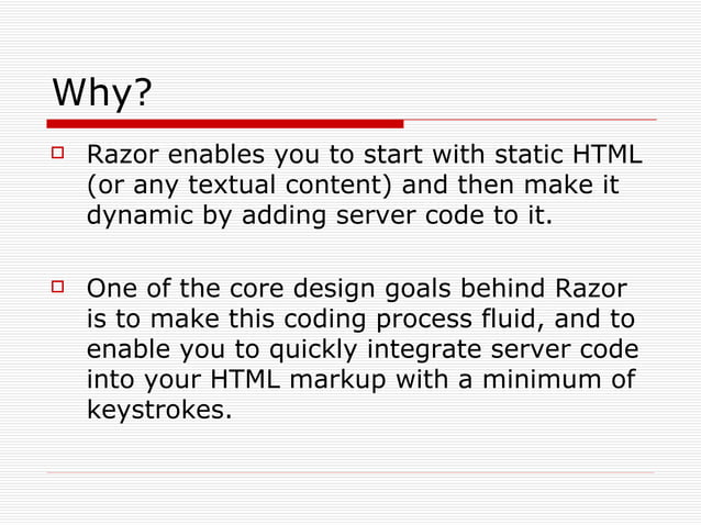 Razor new view engine asp.net