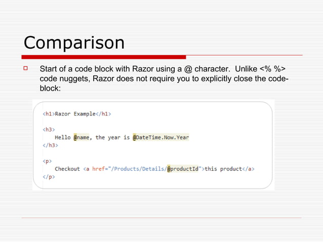 Razor new view engine asp.net