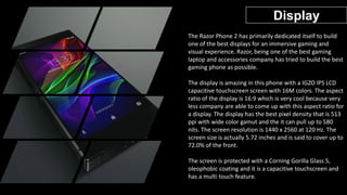 Razor phone 2 Overview & Specs | PPT