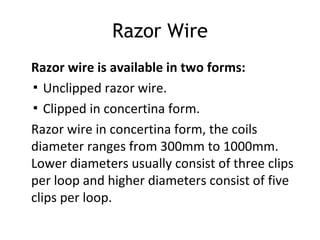 Razor wire | PPT