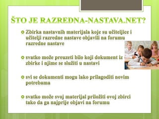 Portal razredne nastave | PPSX
