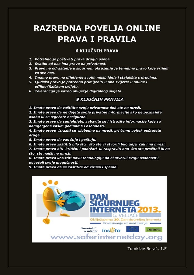 Razredna povelja | PDF