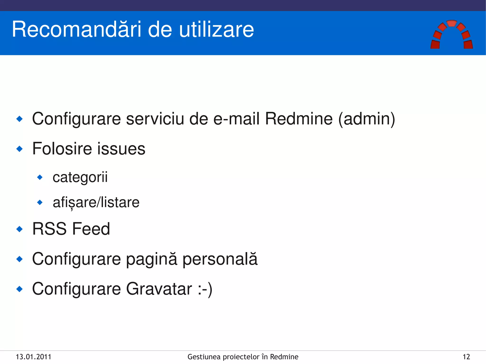 Razvan Deaconescu - Redmine | PPT