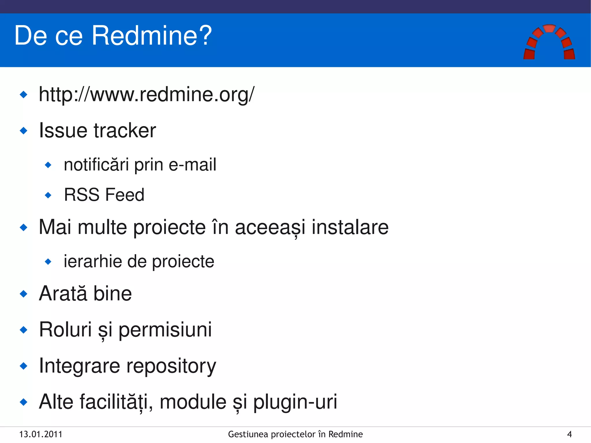 Razvan Deaconescu - Redmine | PPT