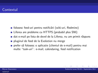 Razvan Deaconescu - rss2email | PDF