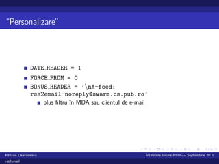 Razvan Deaconescu - rss2email | PPT