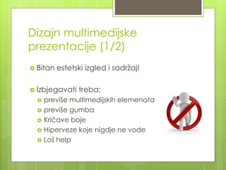 Razvoj multimedijskih projekata | PPT