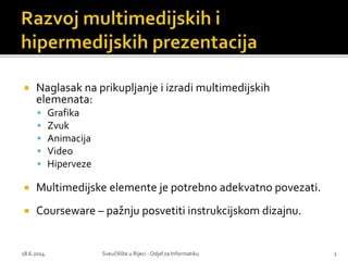 Razvoj multimedijskih projekata | PPTX