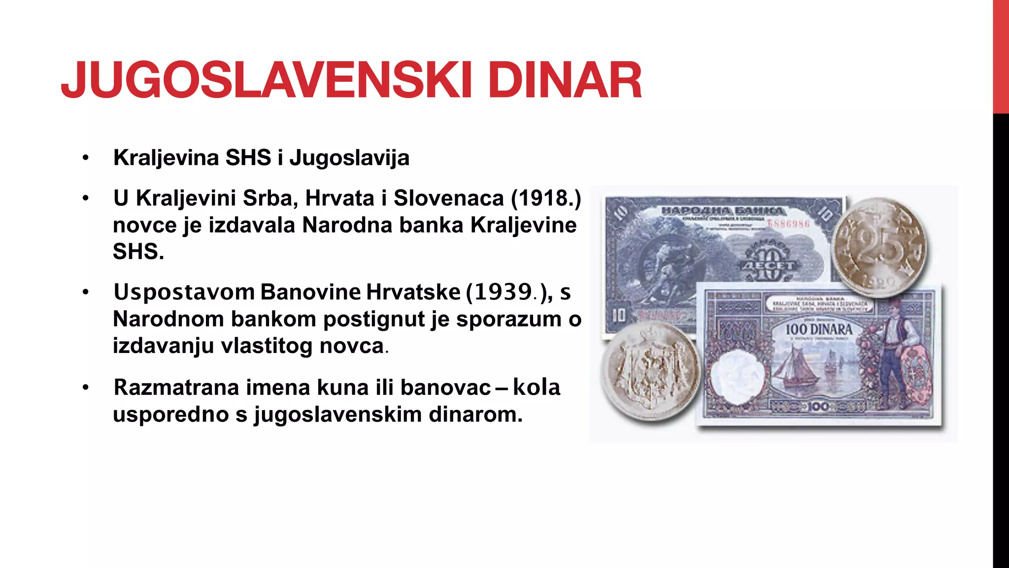 Razvoj novca u Republici Hrvatskoj | PDF