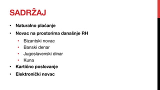 Razvoj novca u Republici Hrvatskoj | PDF