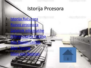 Razvoj procesora | PPTX
