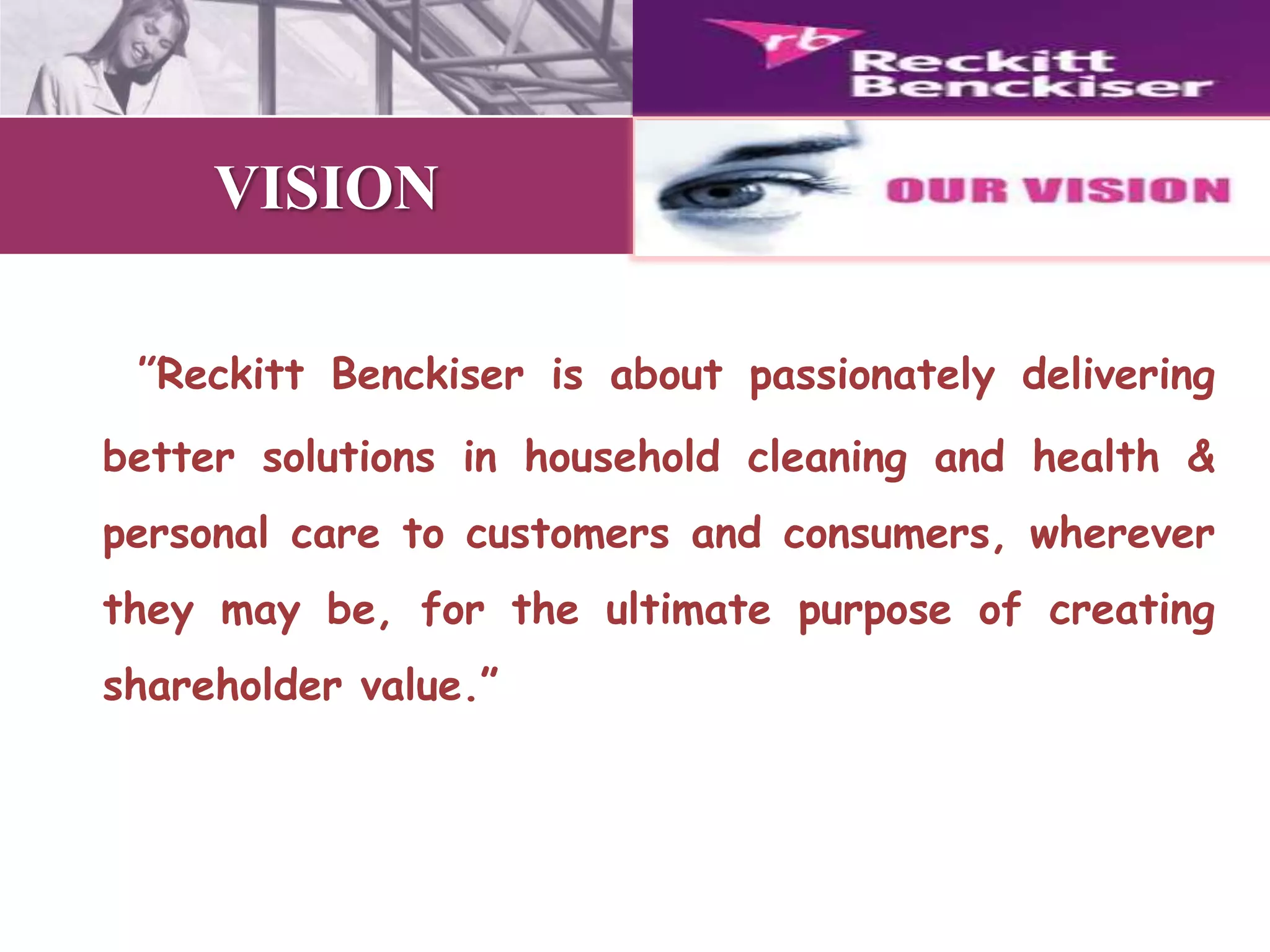 Reckitt benckiser | PPTX