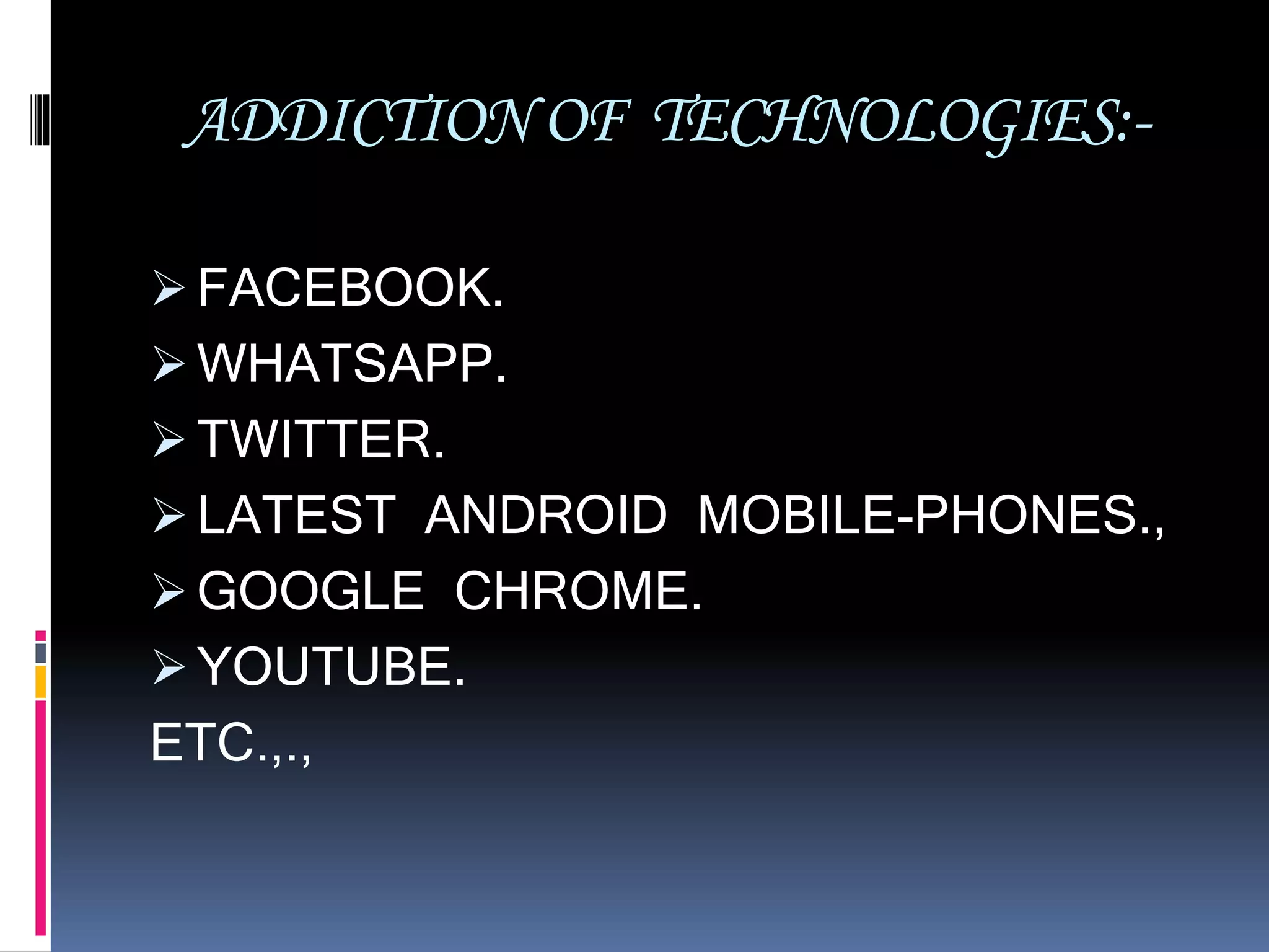 HAVE WE BECOME SLAVES OF TECHNOLOGY | PPTX