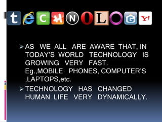 HAVE WE BECOME SLAVES OF TECHNOLOGY | PPTX