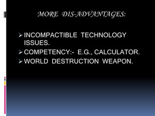 HAVE WE BECOME SLAVES OF TECHNOLOGY | PPTX