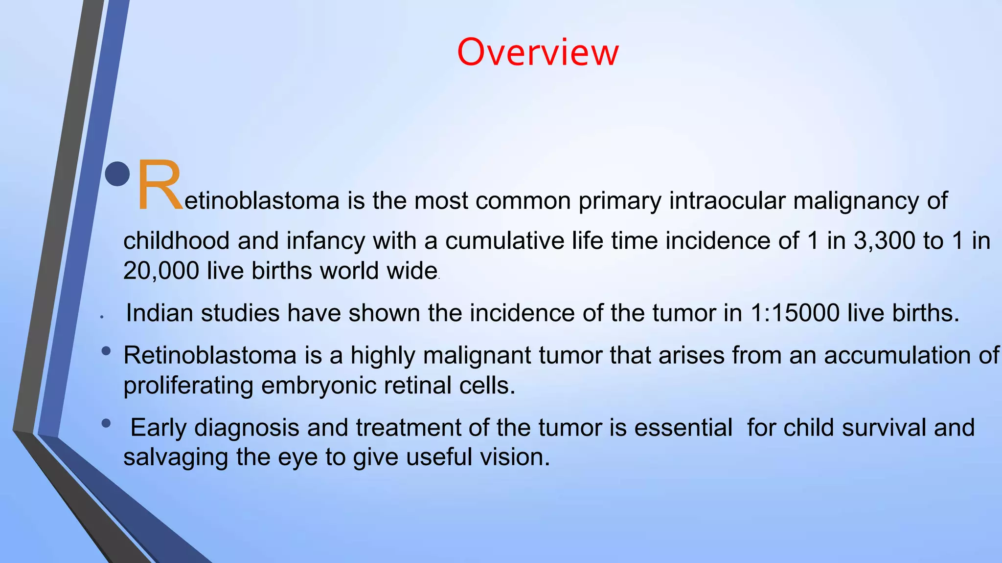 RETINOBLASTOMA | PPTX | Eye and Vision Conditions | Diseases and Conditions