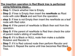 Red black tree insertion | PPT
