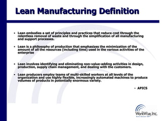 Rb erp lean module overview | PPT