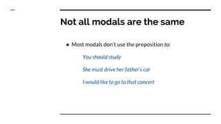 Modal verbs | PPT
