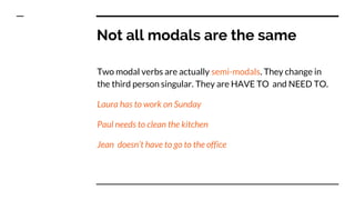 Modal verbs | PPT