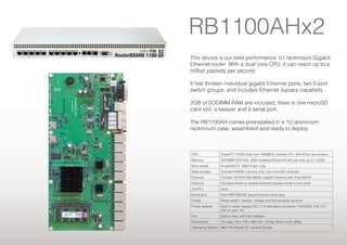 Rb1100 a hx2 | PPT