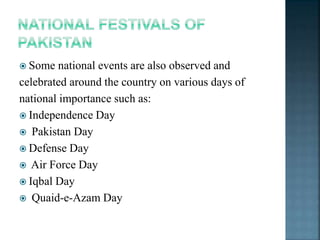 culture and cultural element of a Pakistani community | PPTX