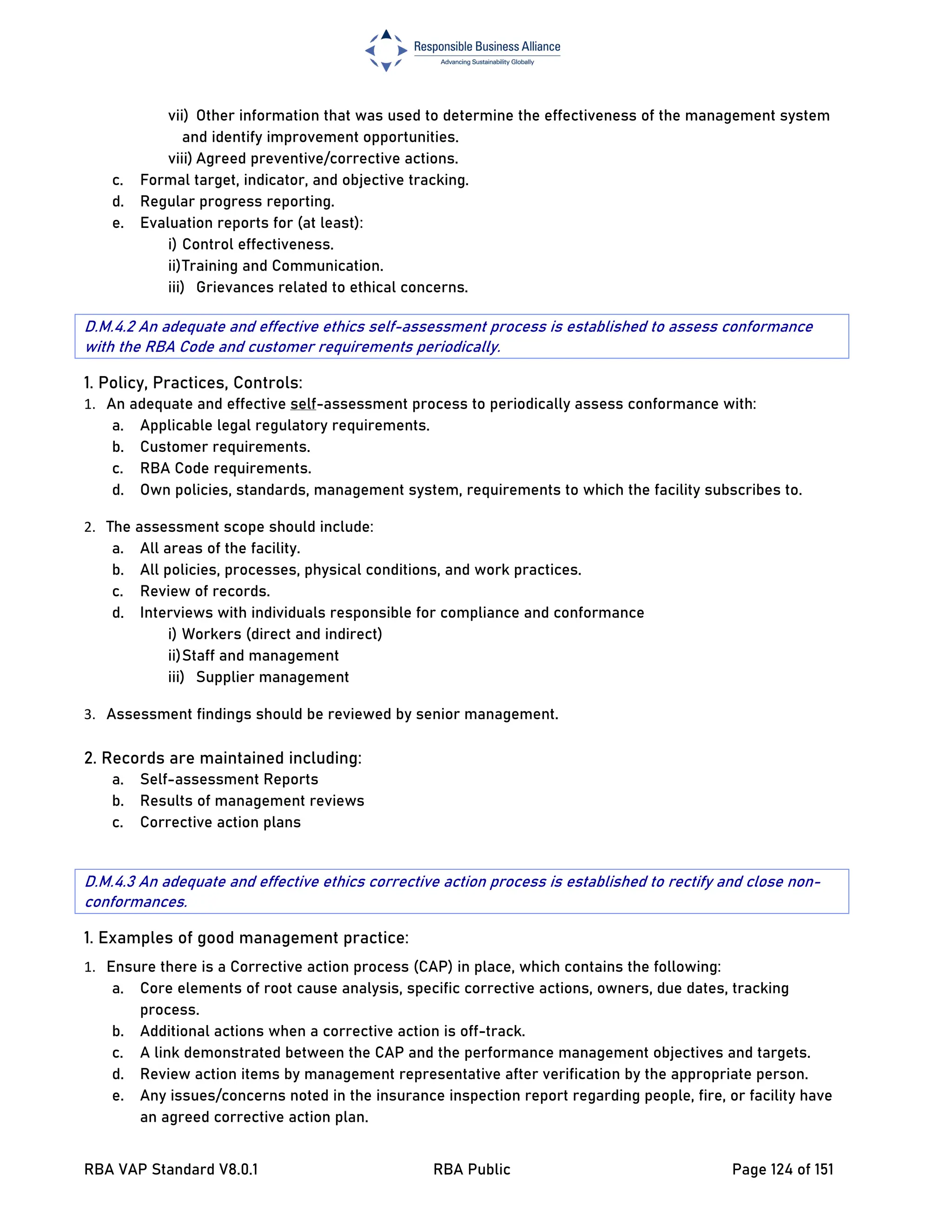 RBA-VAP-Standard Responsible Business Alliance Code of Conduct v8.0 | PDF