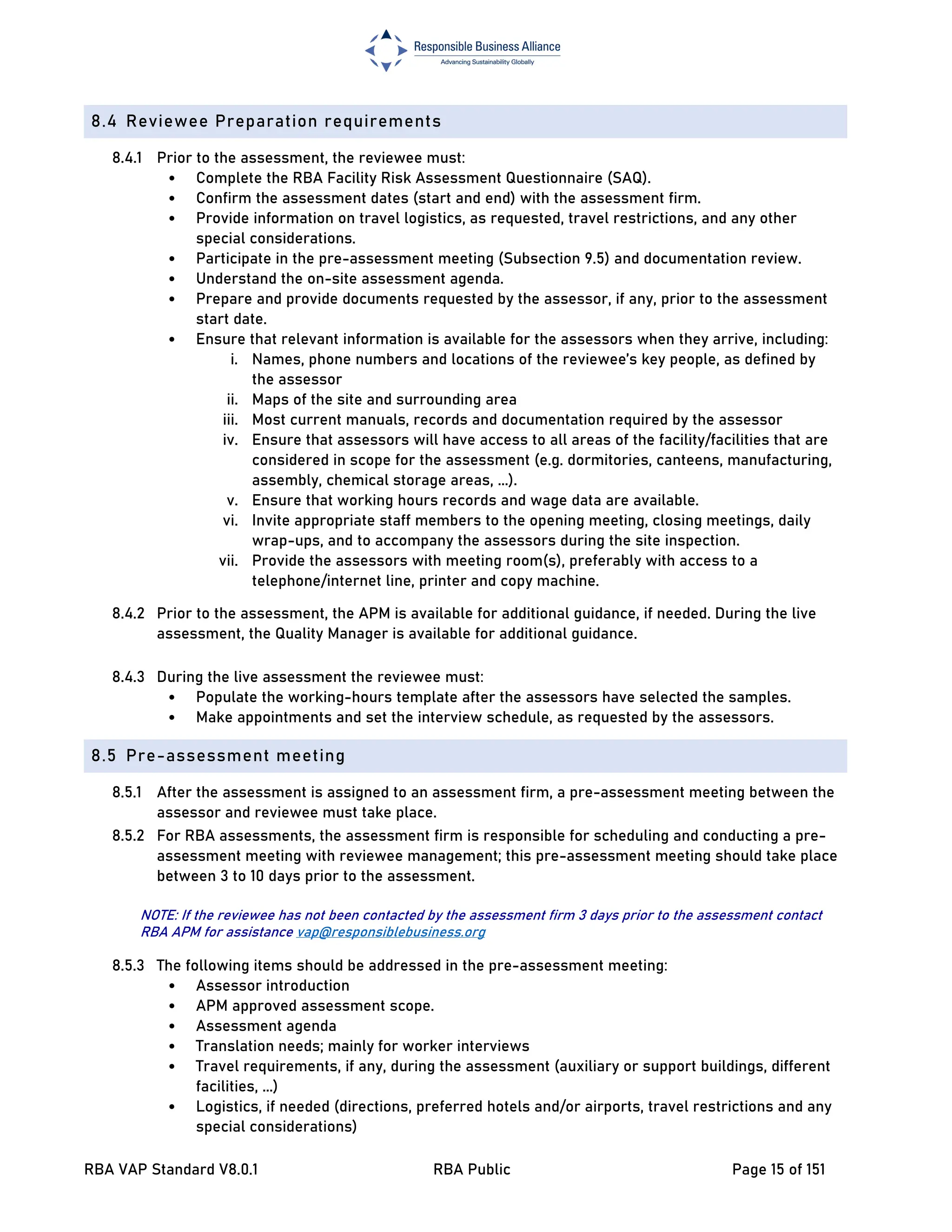 RBA-VAP-Standard Responsible Business Alliance Code of Conduct v8.0 | PDF