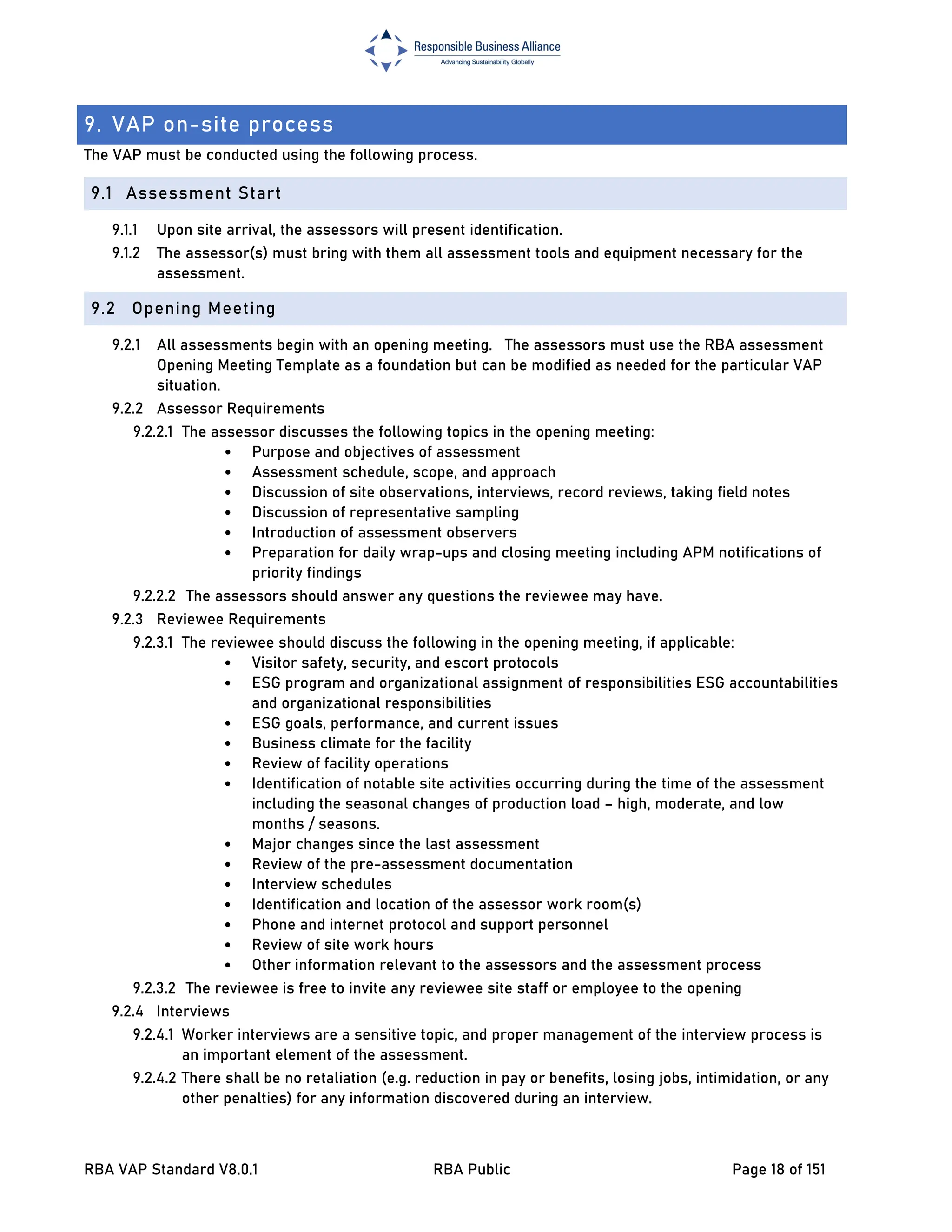 RBA-VAP-Standard Responsible Business Alliance Code of Conduct v8.0 | PDF