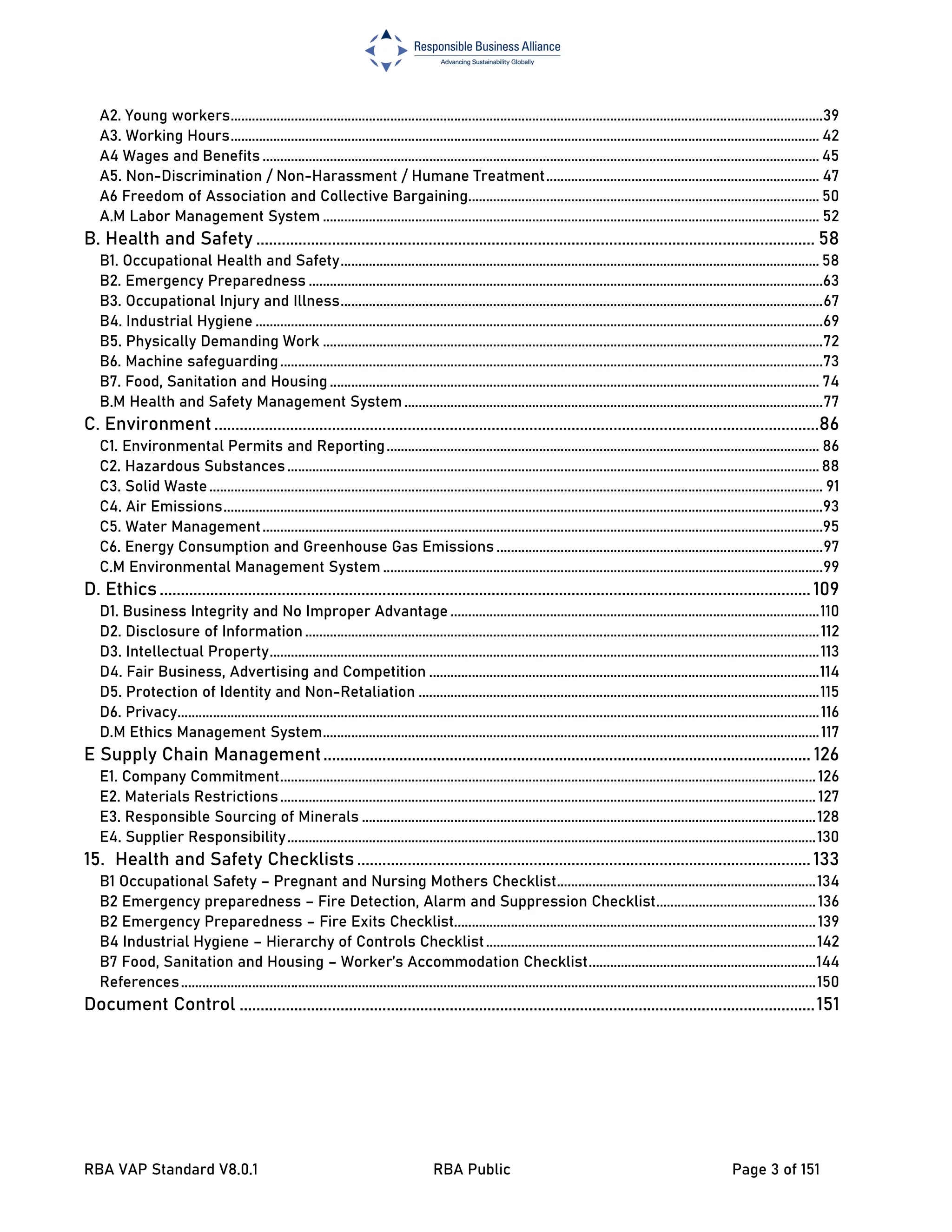 RBA-VAP-Standard Responsible Business Alliance Code of Conduct v8.0 | PDF