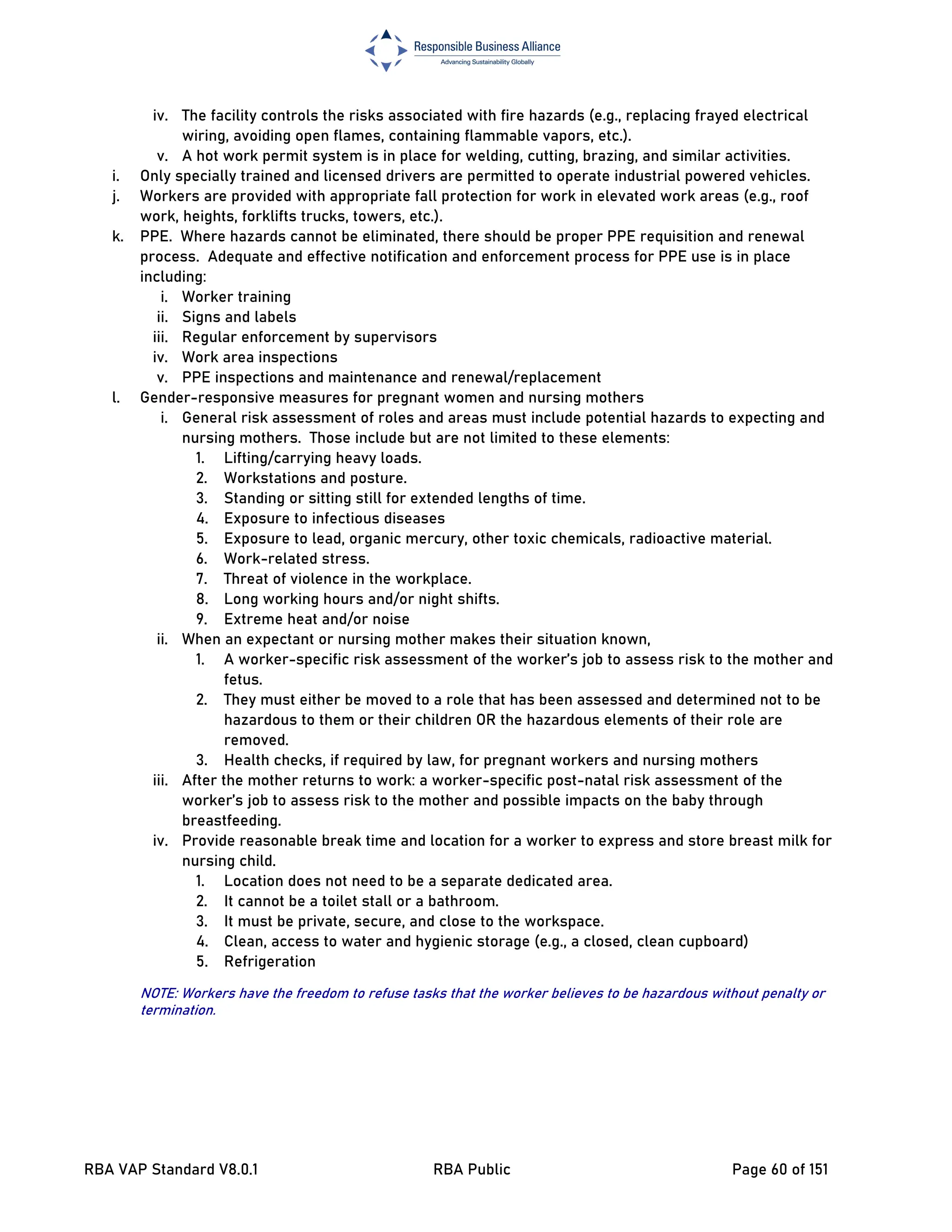 RBA-VAP-Standard Responsible Business Alliance Code of Conduct v8.0 | PDF