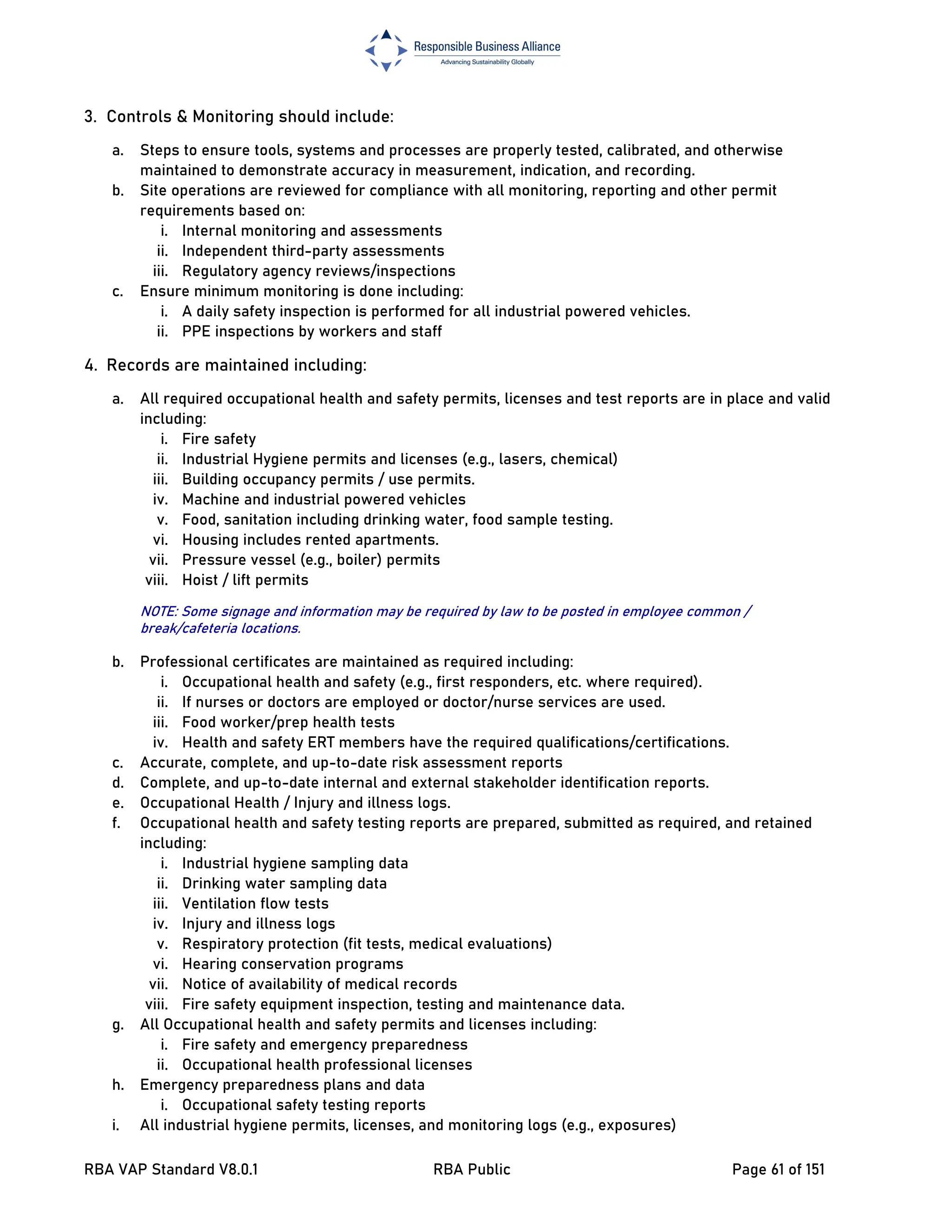 RBA-VAP-Standard Responsible Business Alliance Code of Conduct v8.0 | PDF