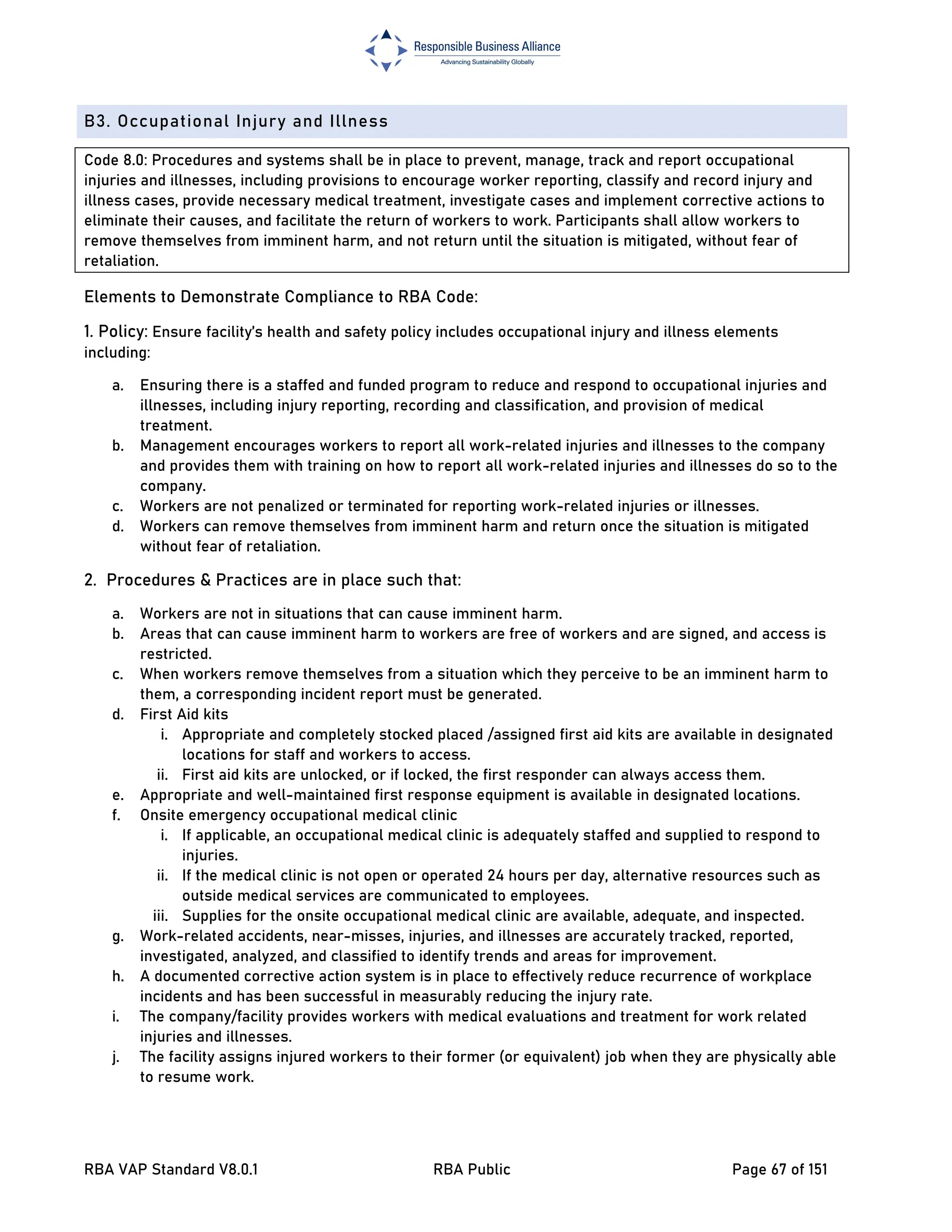 RBA-VAP-Standard Responsible Business Alliance Code of Conduct v8.0 | PDF