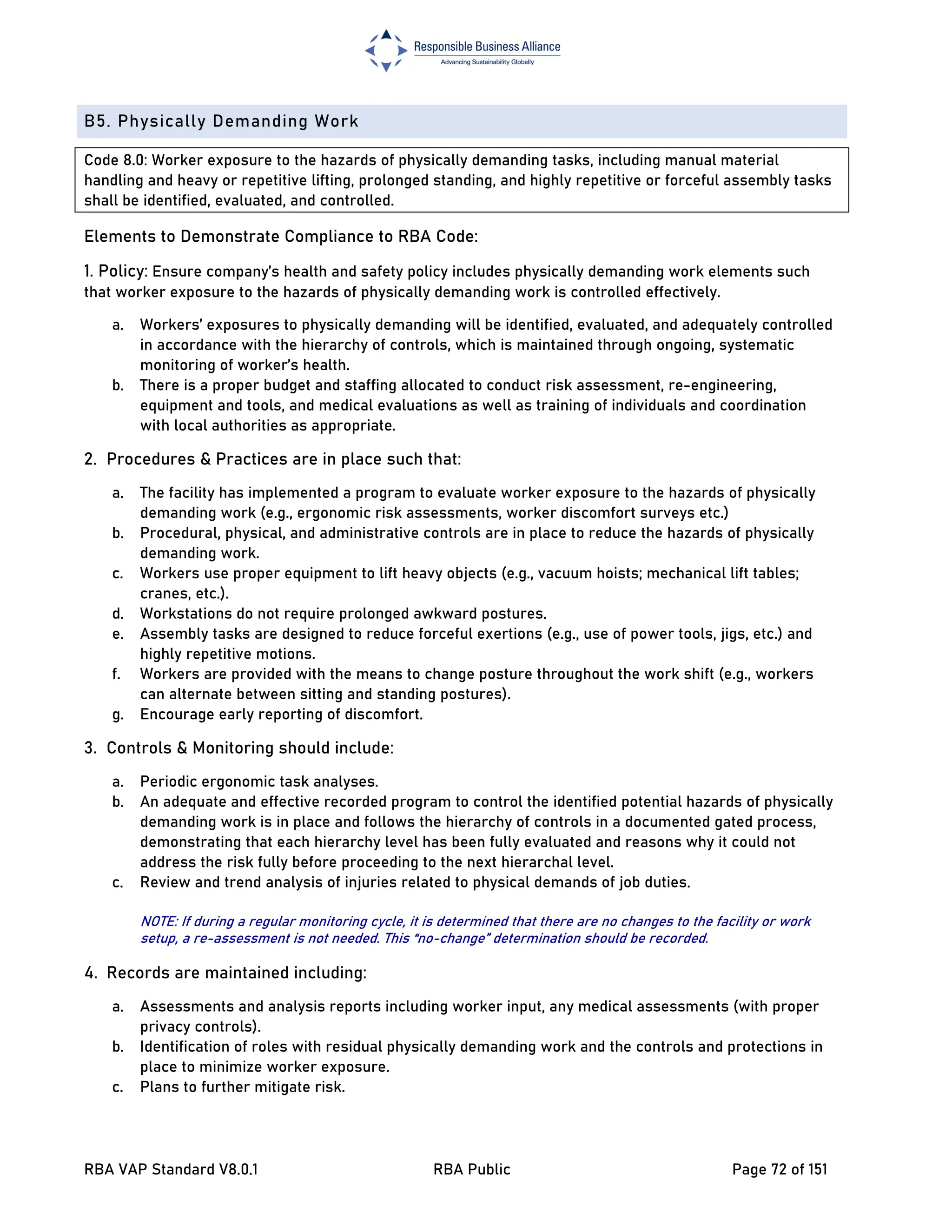 RBA-VAP-Standard Responsible Business Alliance Code of Conduct v8.0 | PDF