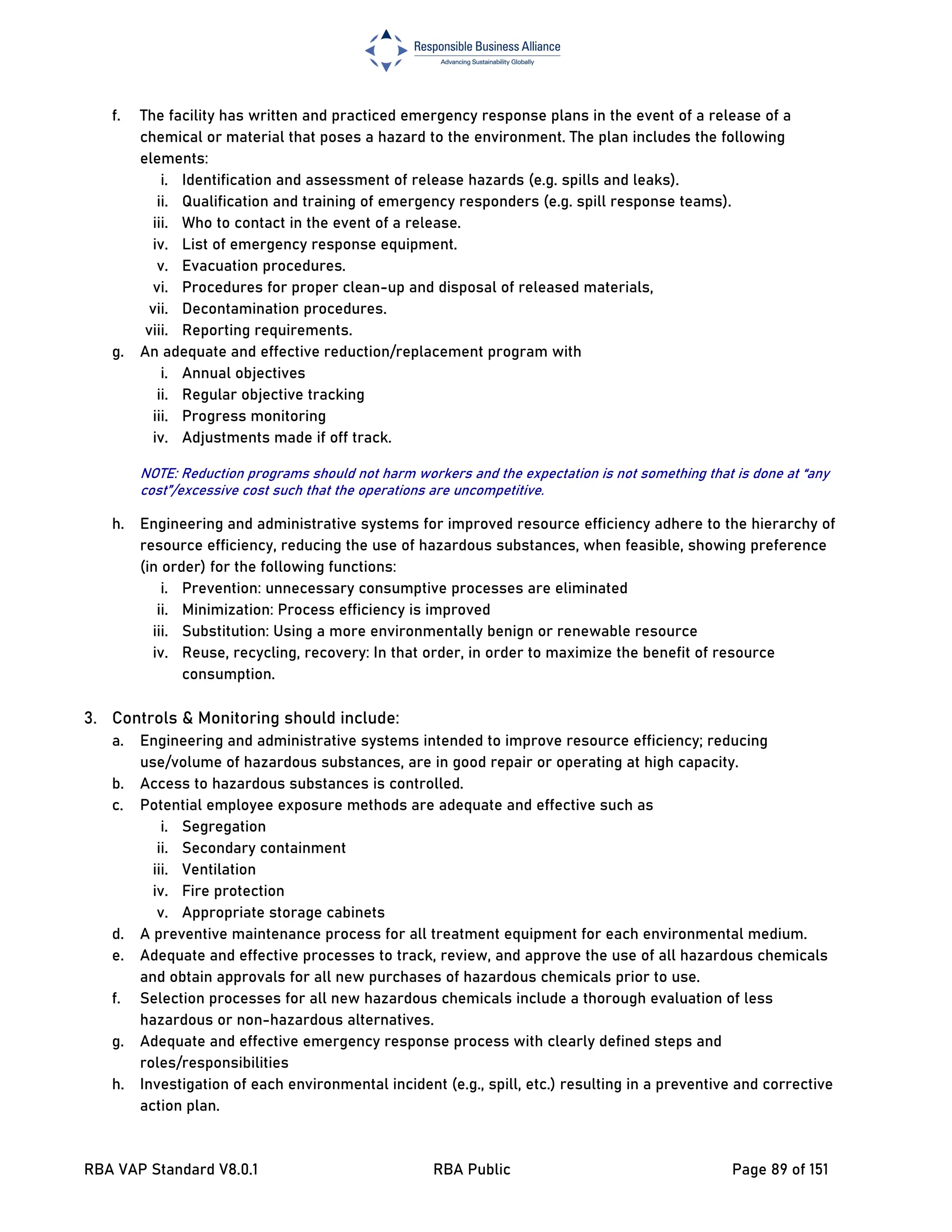 RBA-VAP-Standard Responsible Business Alliance Code of Conduct v8.0 | PDF