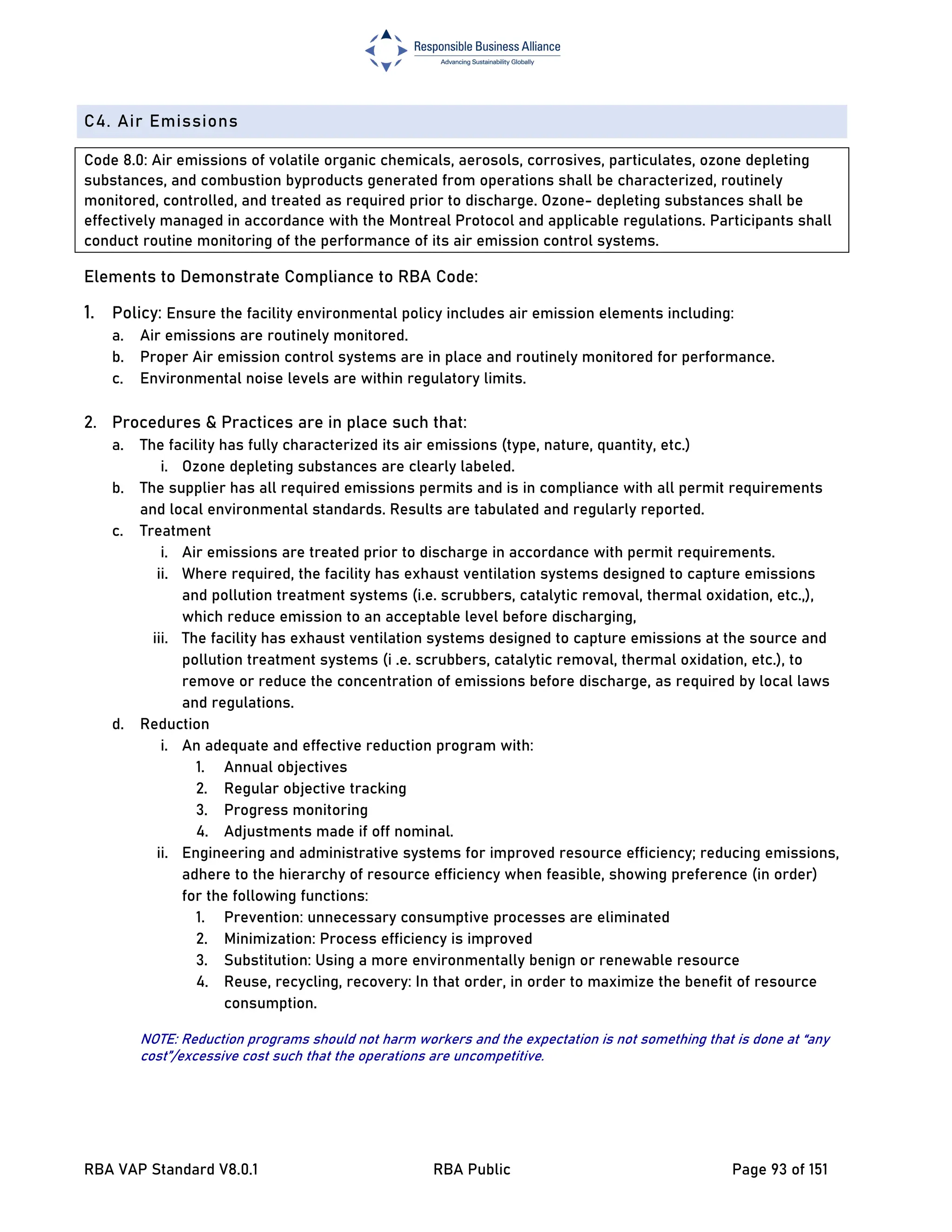 RBA-VAP-Standard Responsible Business Alliance Code of Conduct v8.0 | PDF