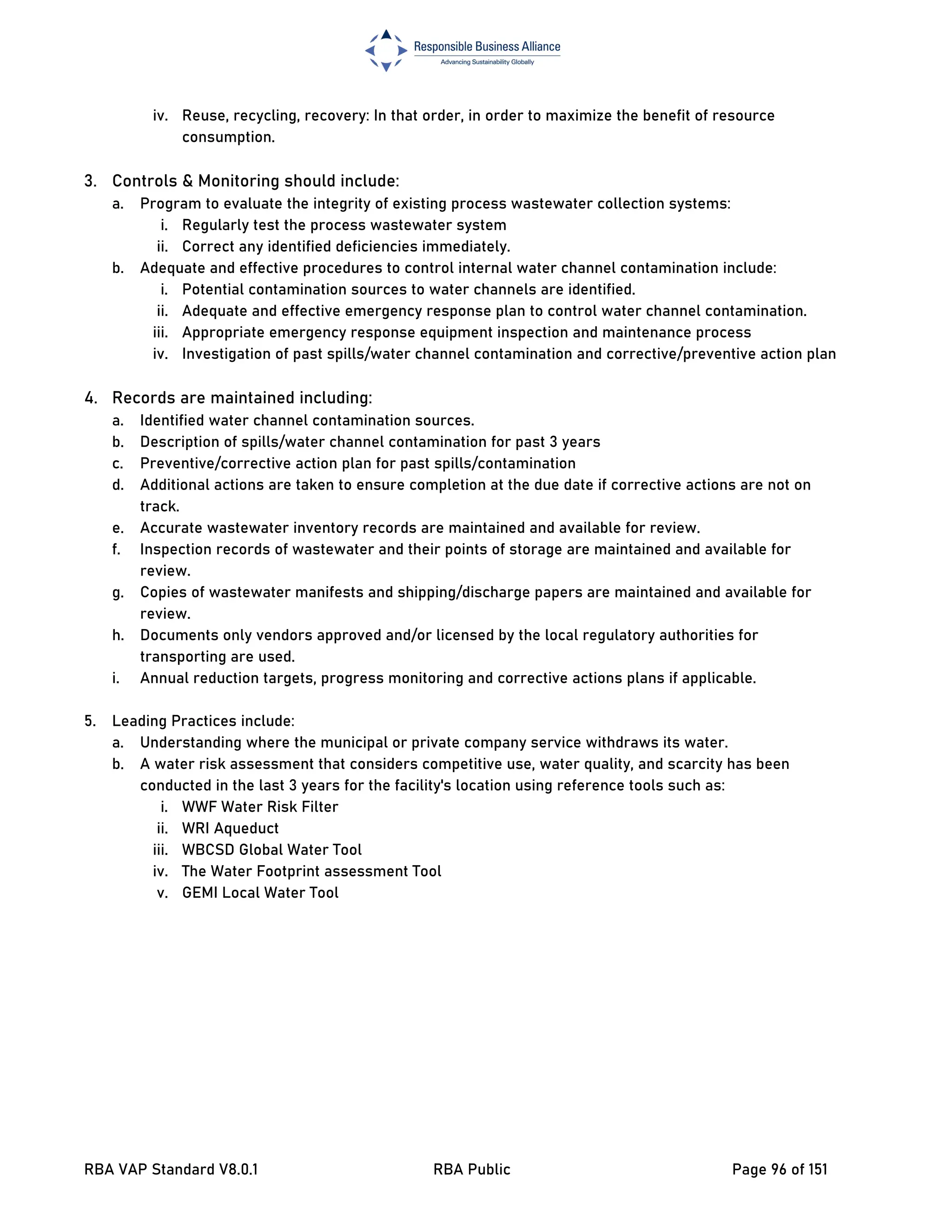 RBA-VAP-Standard Responsible Business Alliance Code of Conduct v8.0 | PDF