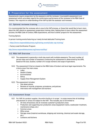 RBA-VAP-Standard Responsible Business Alliance Code of Conduct v8.0 | PDF