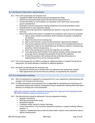 RBA-VAP-Standard Responsible Business Alliance Code of Conduct v8.0 | PDF
