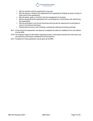 RBA-VAP-Standard Responsible Business Alliance Code of Conduct v8.0 | PDF